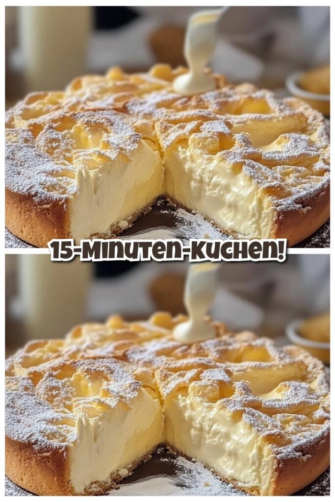15-Minuten-Kuchen! Der berühmte Kuchen, der dich verrückt machen wird ...